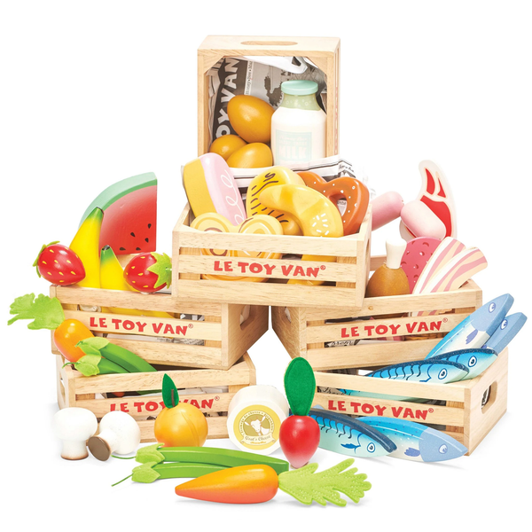 Le Toy Van Vegetables 'Five A Day' Crate | Baby Sophie – BABY SOPHIE