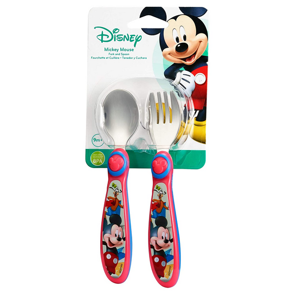 The First Years Disney Baby Easy Grasp Flatware – Mickey Mouse | Baby ...