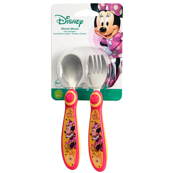 The First Years Disney Baby Easy Grasp Flatware – Minnie Mouse | Baby ...