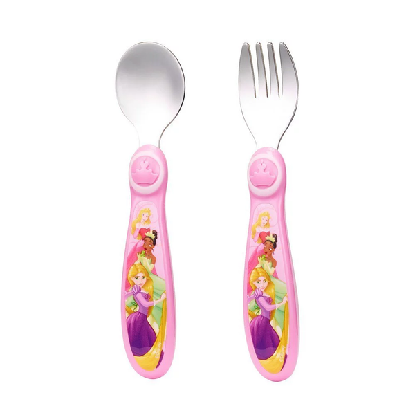 The First Years Easy Grasp Sculpted Flatware Set - Disney Princess ...